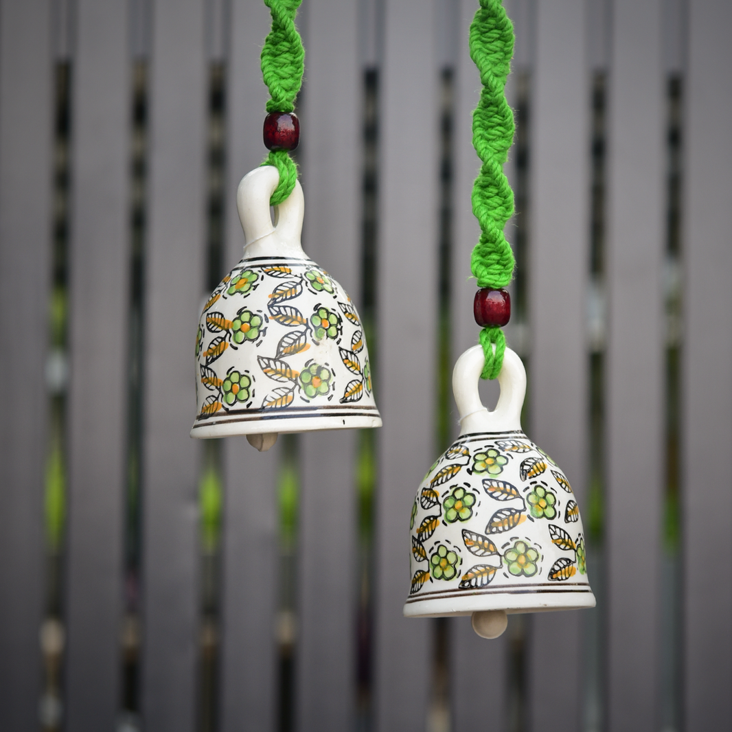 Ceramic Macrame Bells – Gathari Store
